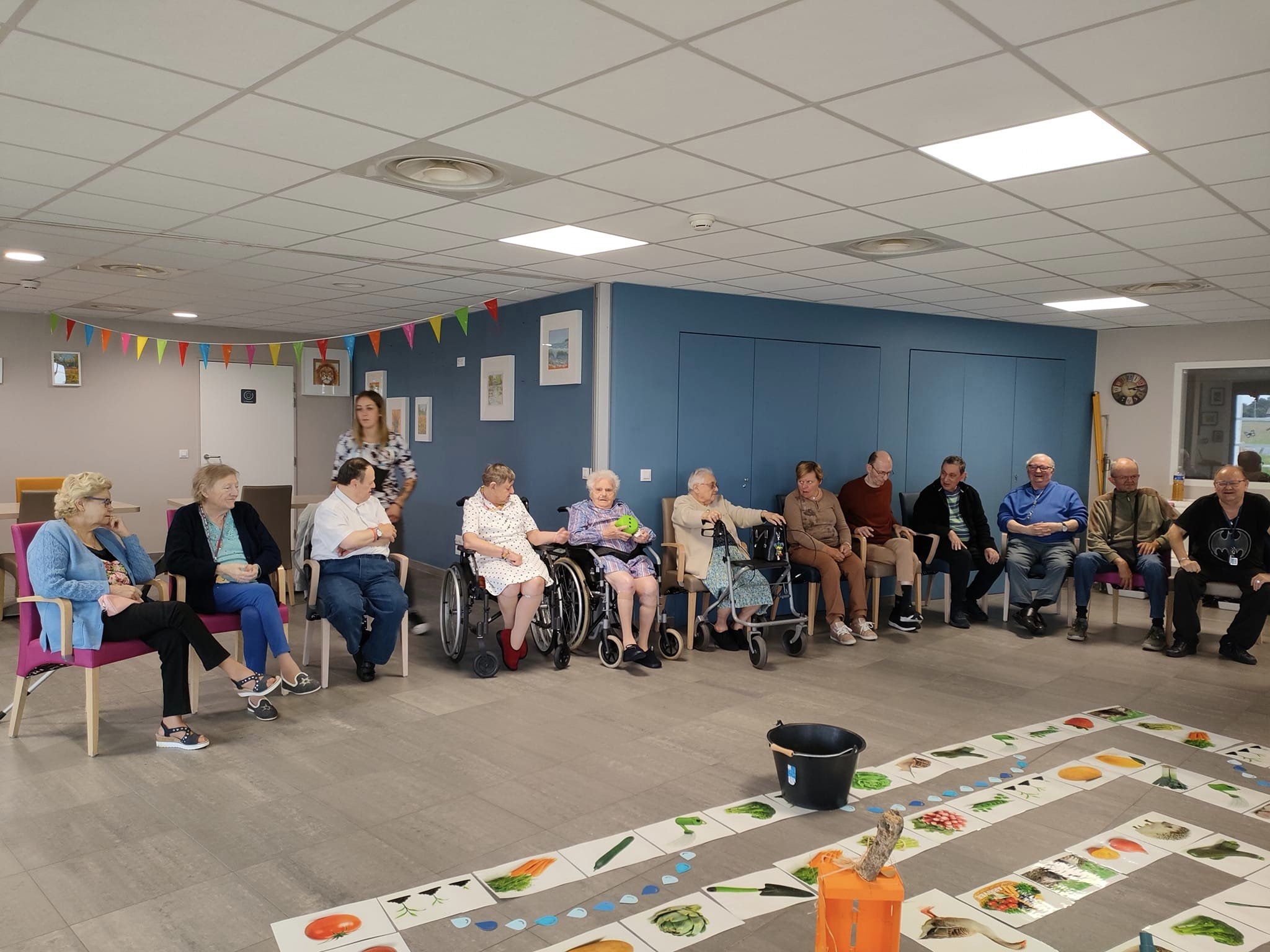 Jeu de l'oie géant ! - EHPAD André Pouly à Drocourt